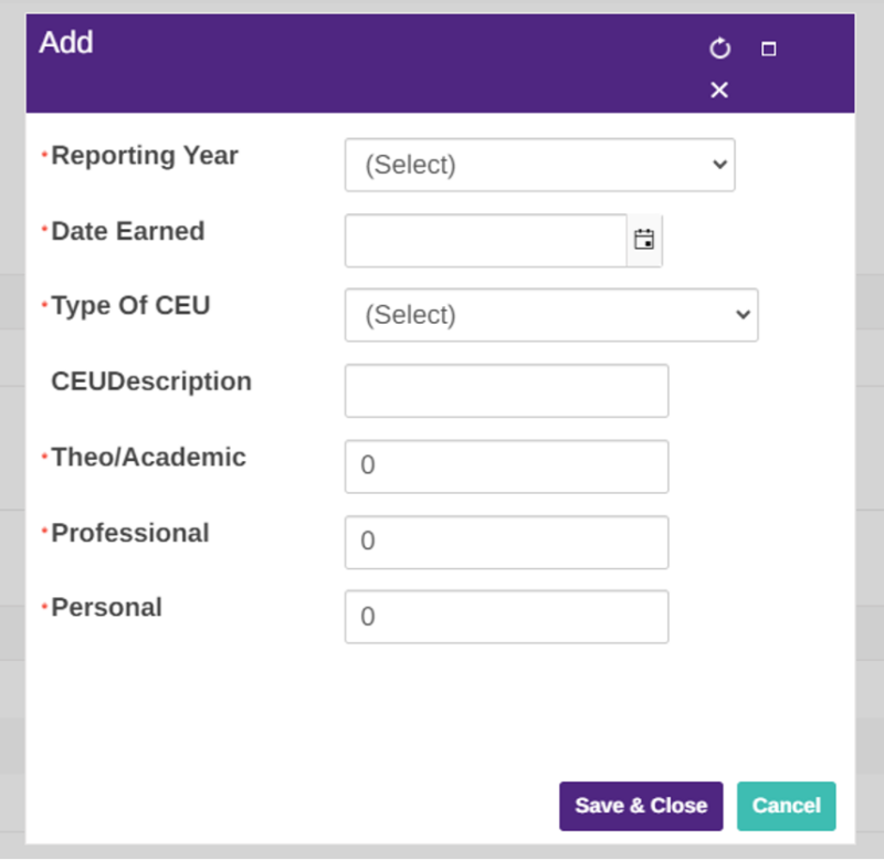 CEU User Guide - EDOT